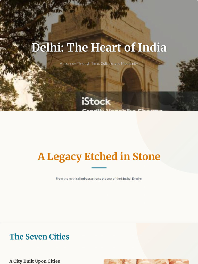 Delhi - The Heart of India | PDF