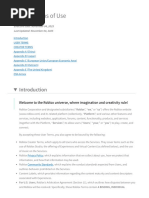 Roblox Robux Return Policy Agreement | PDF