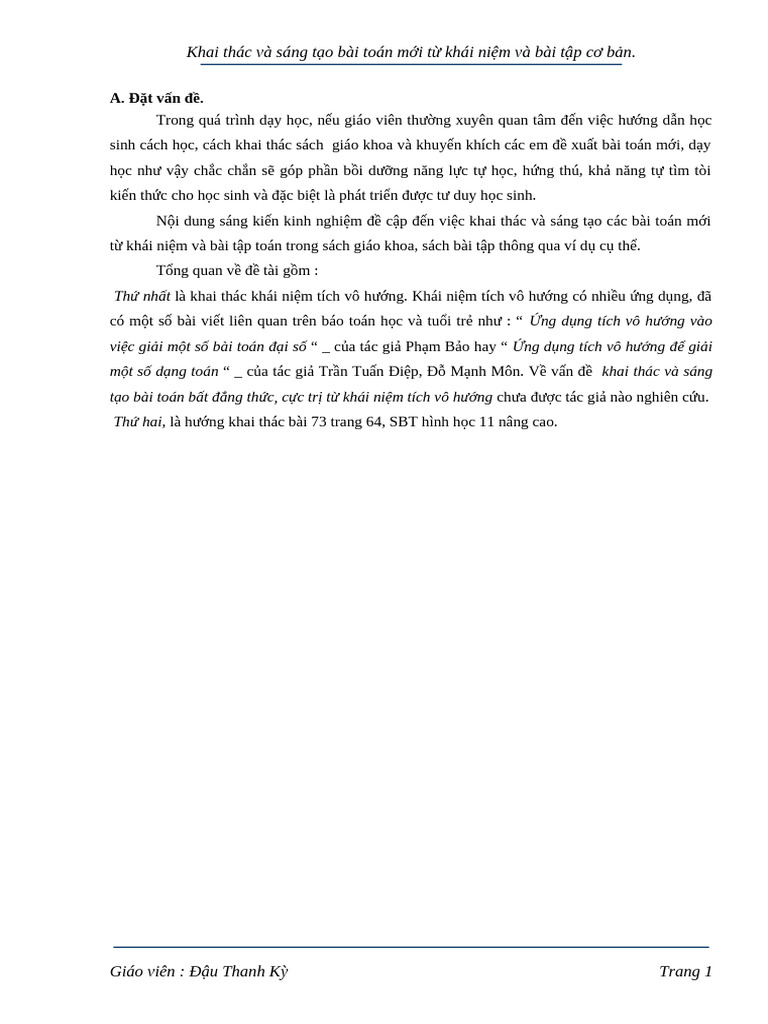 Sang Tao Tu Cac Dang Thuc Vector | PDF