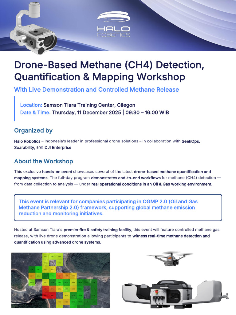 Drone-Based Methane Monitoring Workshop - Halo Robotics | PDF ...