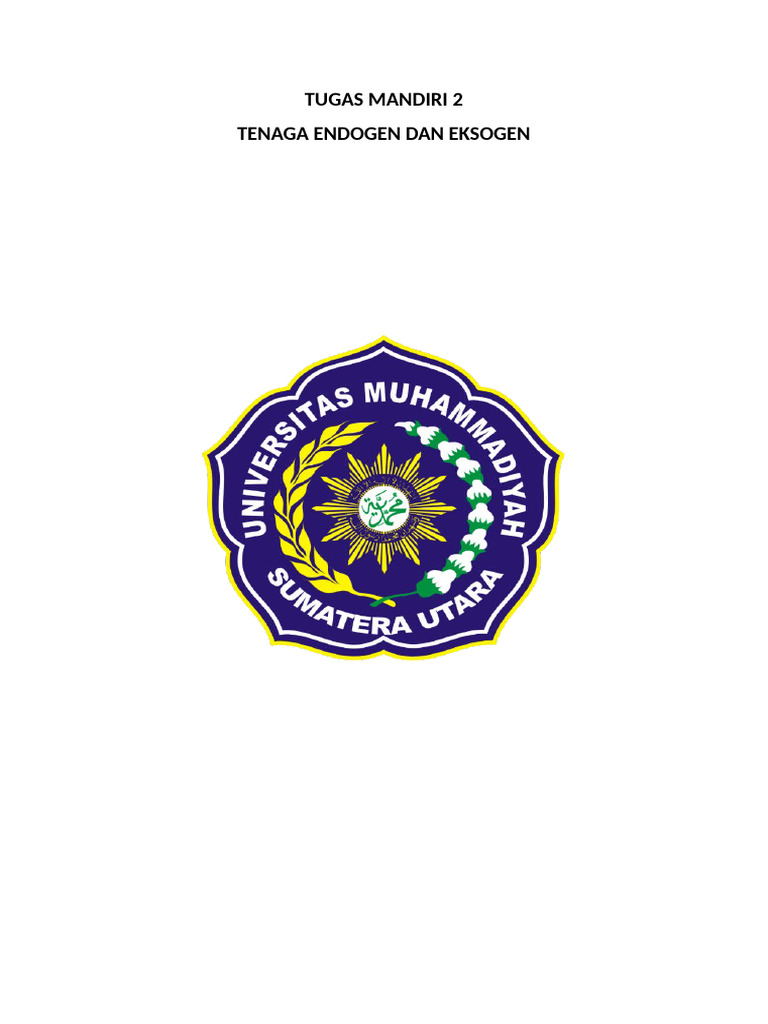 Tenaga Endogen dan Eksogen dalam Geologi | PDF