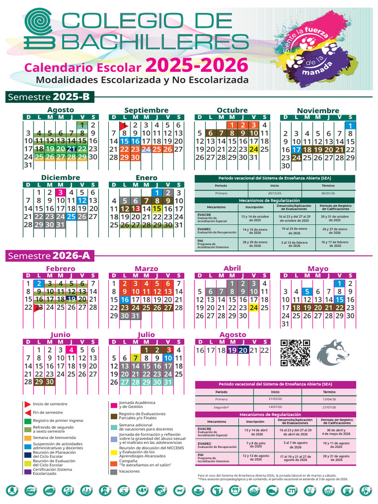 Calendario Escolar 2025-2026 | PDF
