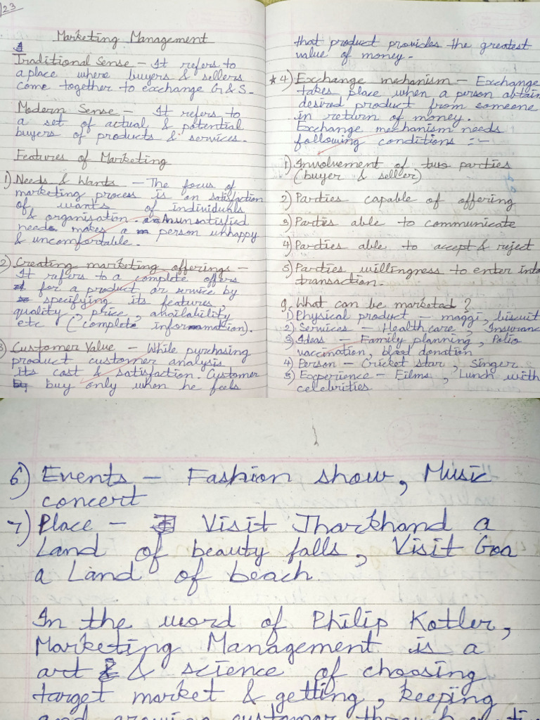 Bst Ch-11 Marketing Notes | PDF