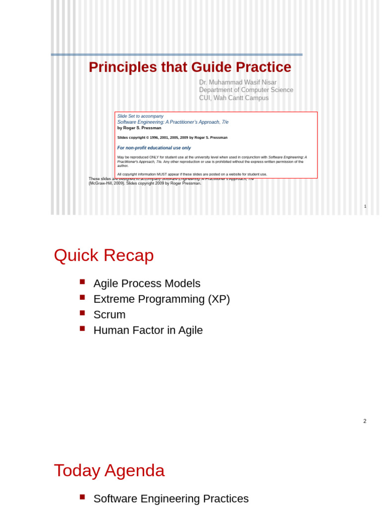 Lecture 9 | PDF | Agile Software Development | Computing