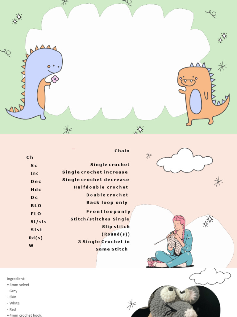 Crochet Door Stop1 | PDF | Crochet | Woven Fabrics