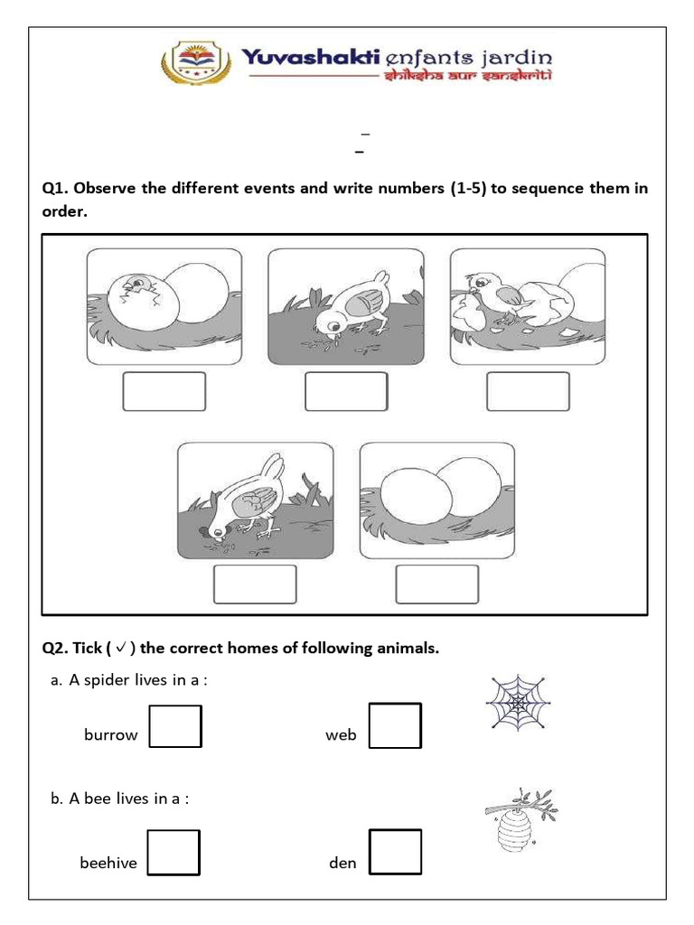 Evs Practice Worksheet UT 2 | PDF