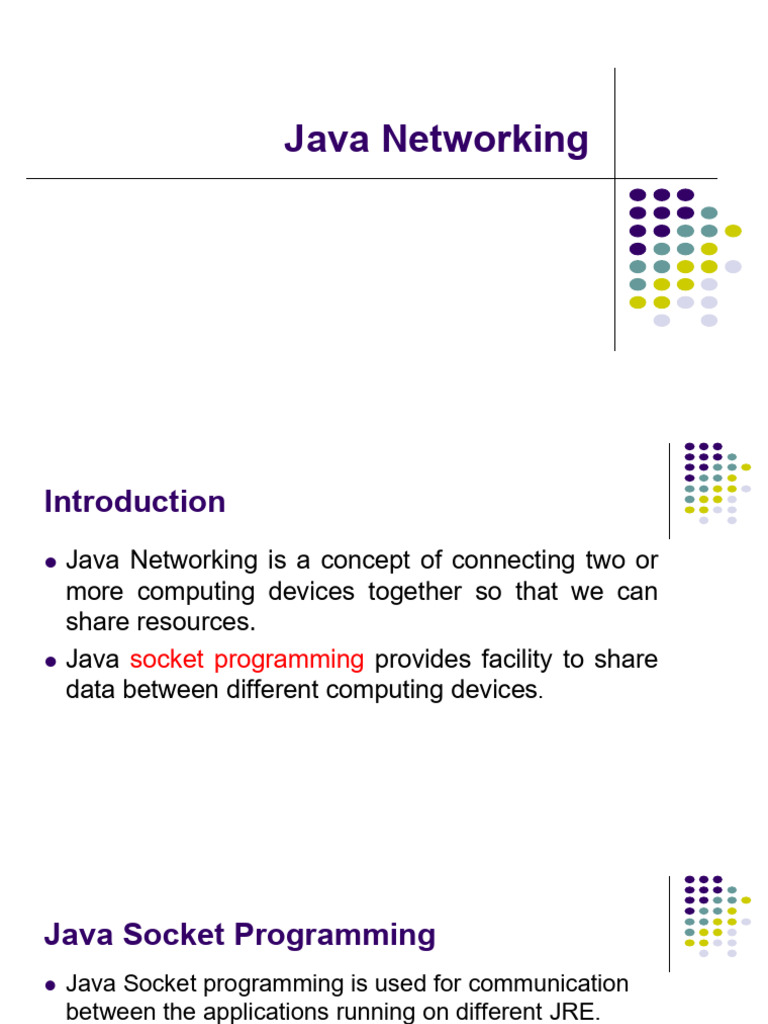 Socket Programming | PDF | Network Socket | Port (Computer Networking)