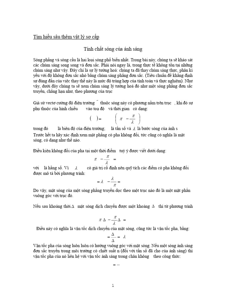 Tinh Chat Song As | PDF