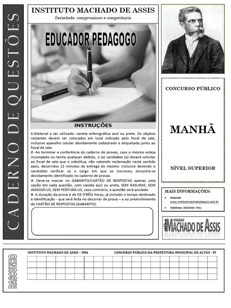 Prova de Educador Pedagogo | PDF | Muammar Gaddafi | Barack Obama