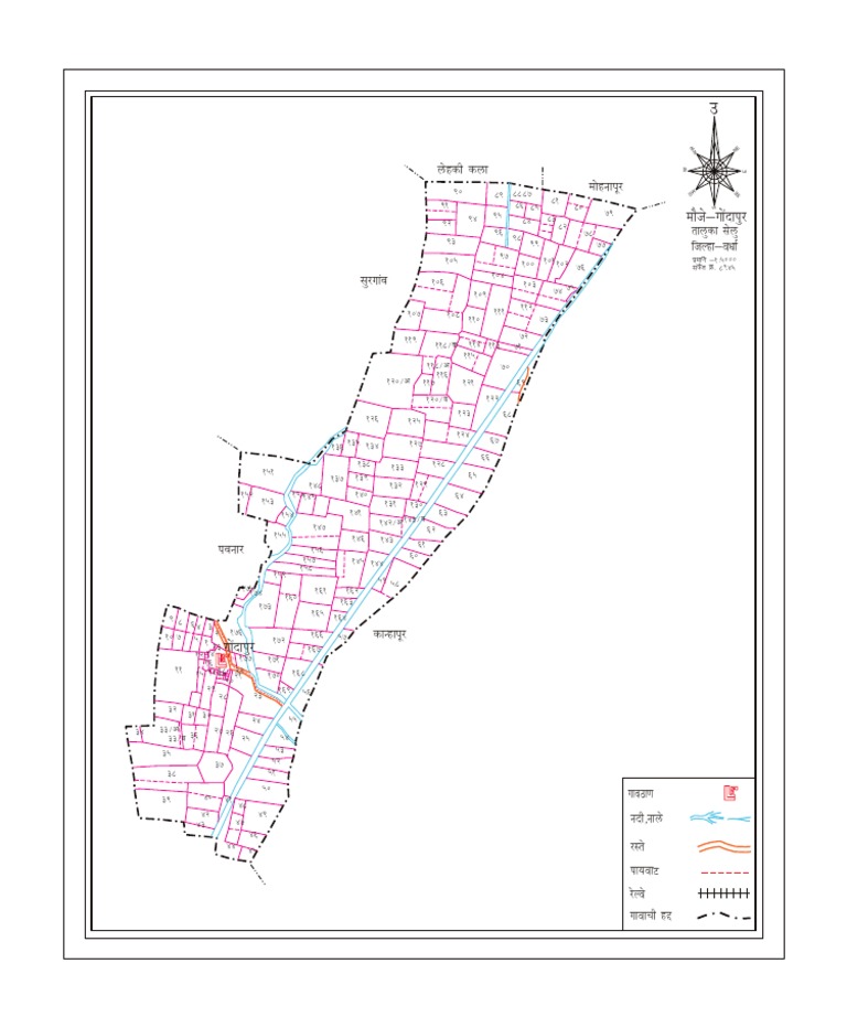 Gondapur - 2 X 2 - Taluka Seloo | PDF
