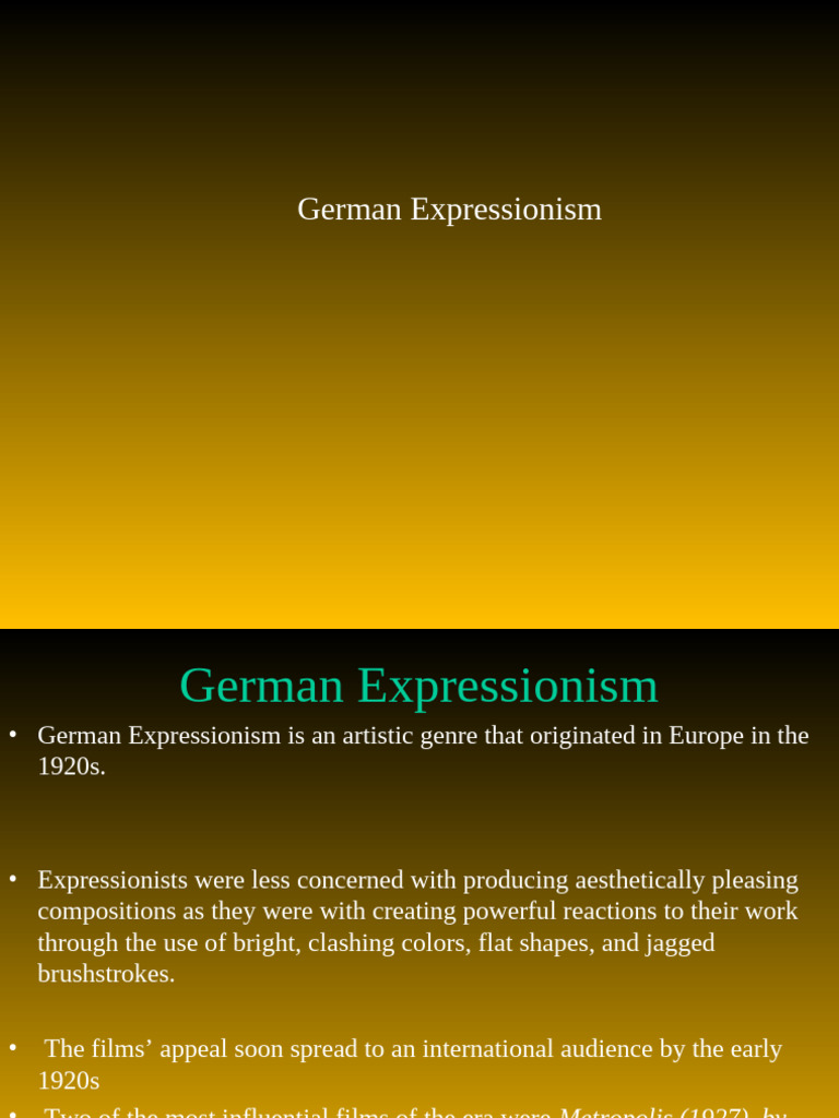 German Expressionism | PDF