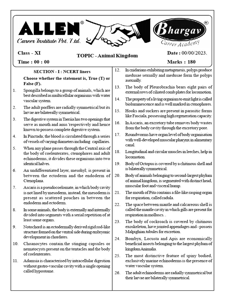 Animal Kingdom | PDF | Vertebrates | Invertebrate