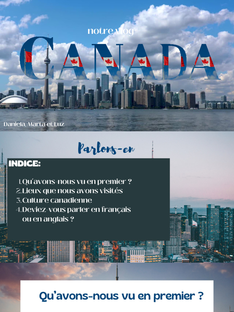 Découverte du Canada : Culture et Visites | PDF