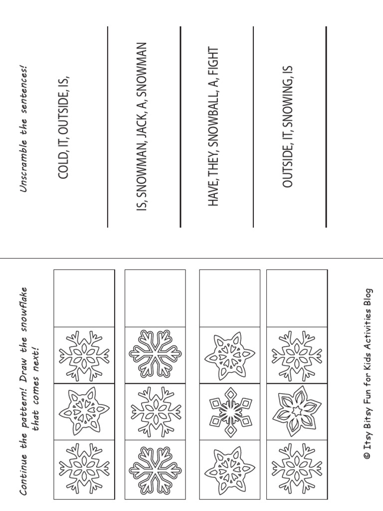 Winter Activity Book Advanced | PDF