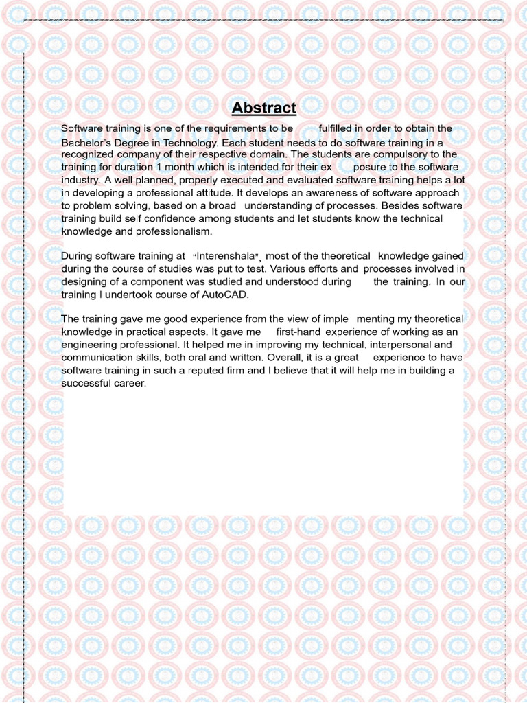 Auto Cad Report | PDF