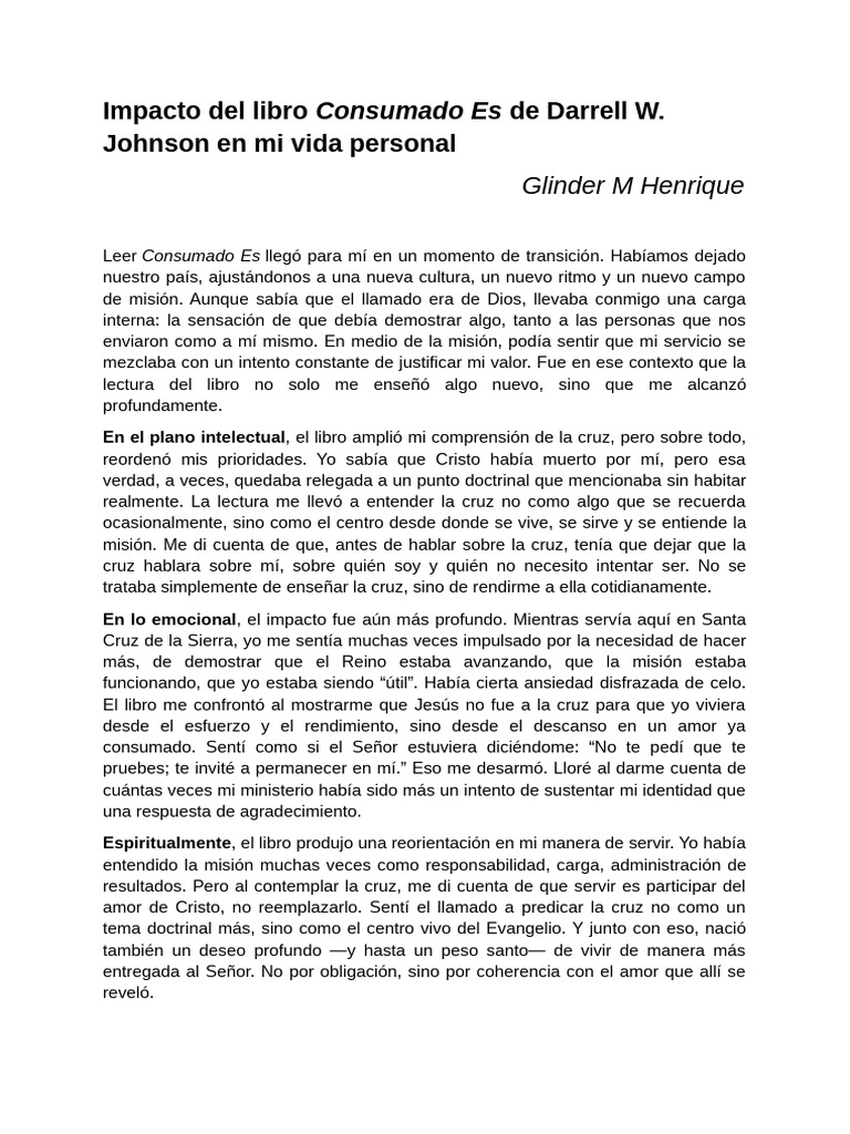 Consumado Es Pdf Cristo Título Amor