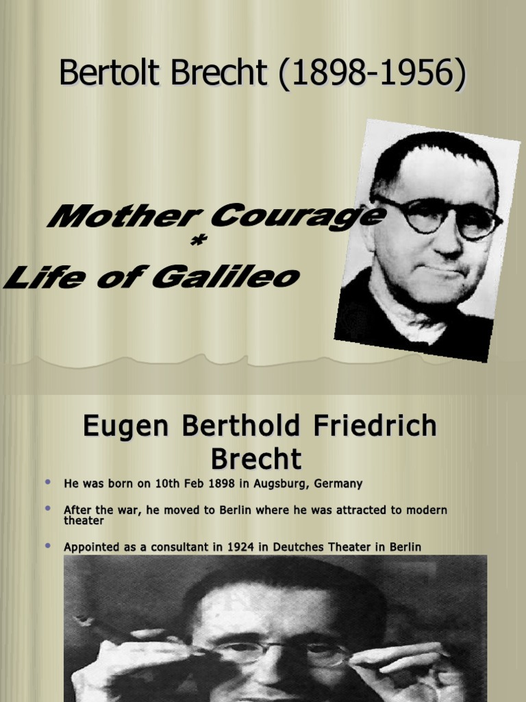 Bertolt Brecht | Theatre | Entertainment (General)