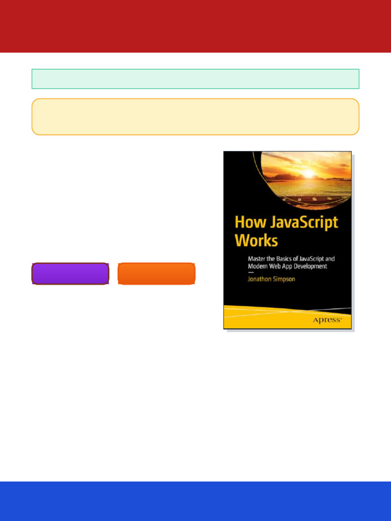 How JavaScript Works: Master The Basics of JavaScript and Modern Web ...