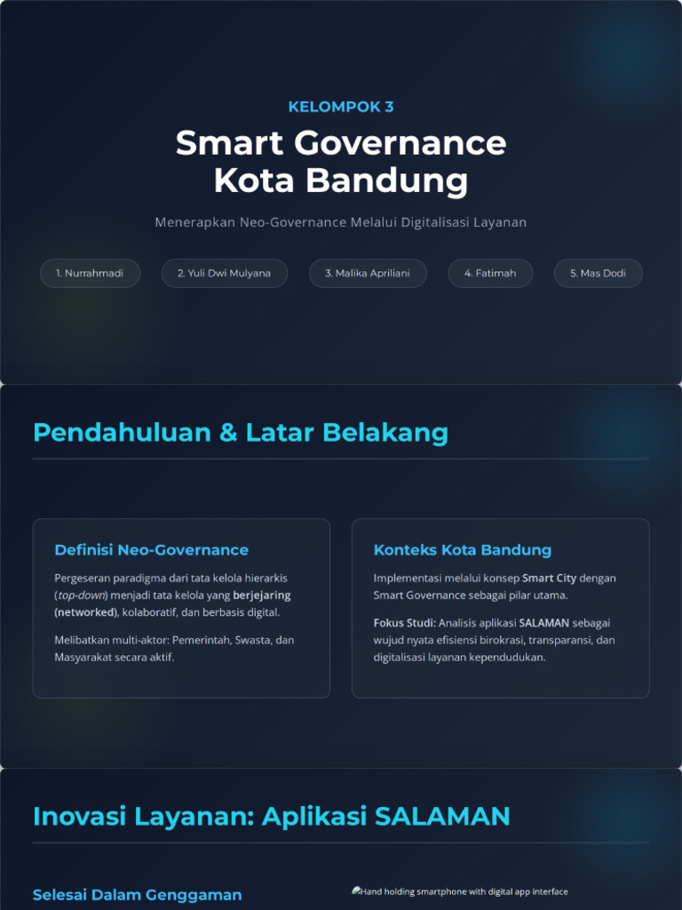 Smart Governance Bandung | PDF