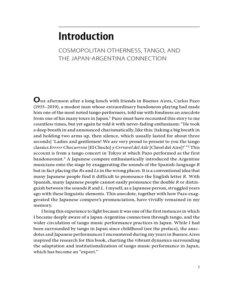 Tango's Cultural Journey to Japan | PDF | Tango | Latin America