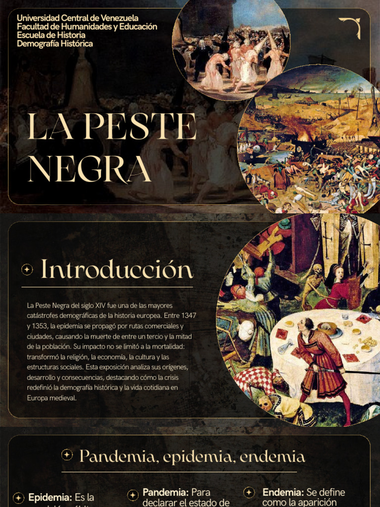 Impacto de la Peste Negra en Europa | PDF | Muerte negra | Peste ...