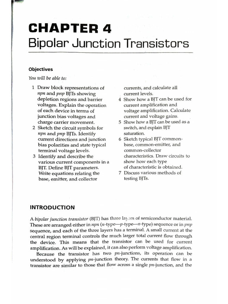 Understanding Bipolar Junction Transistors | PDF | Bipolar Junction ...