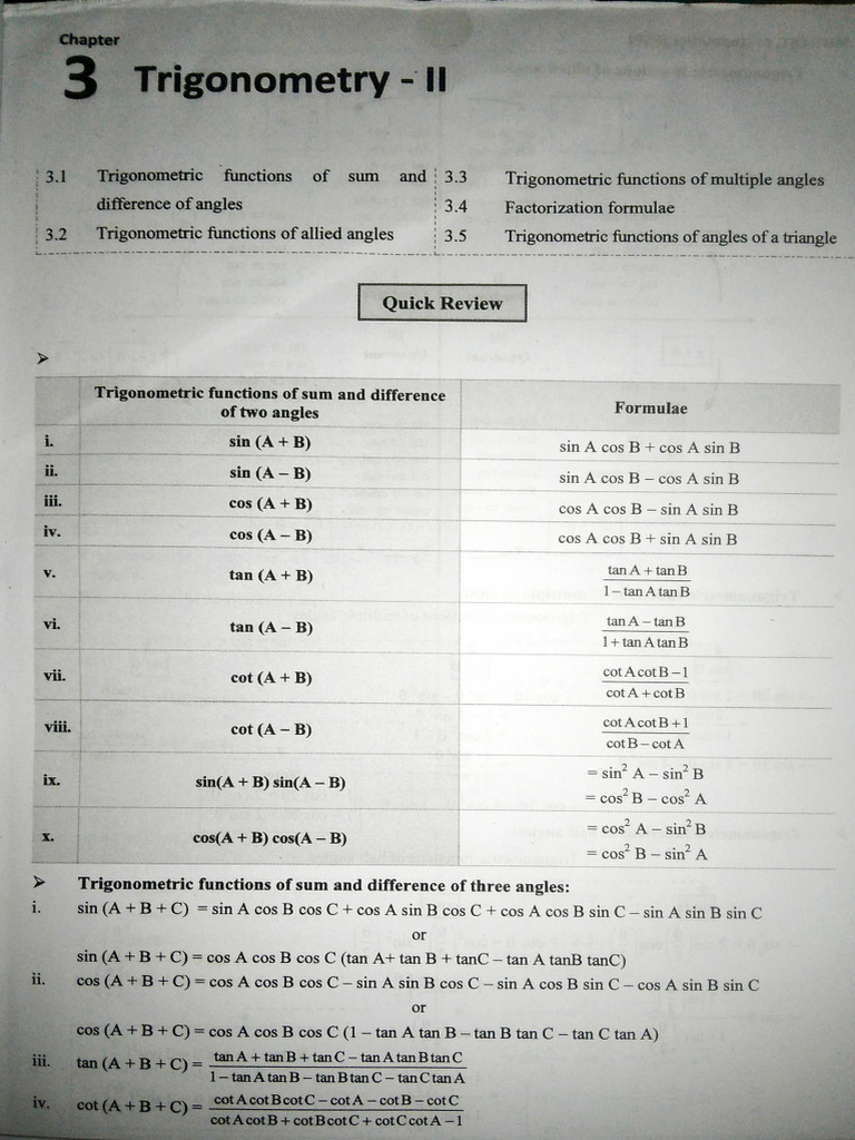 Trigonometry Formula 250729 092635 | PDF | Trigonometric Functions ...