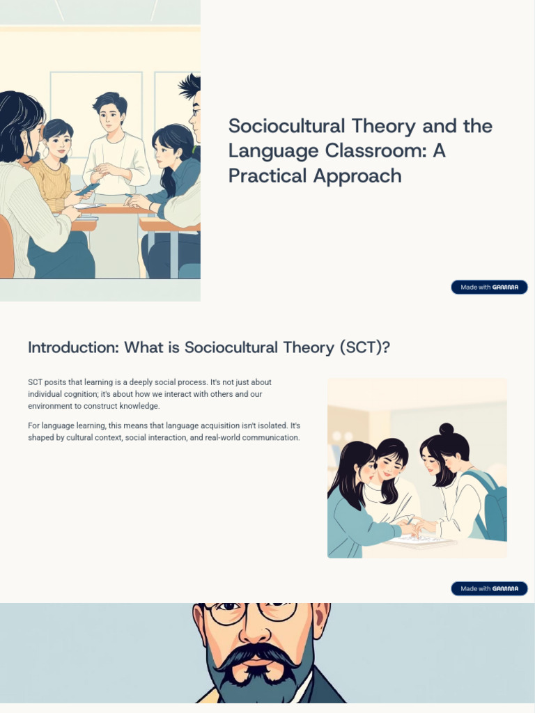 Sociocultural Theory in Language Learning | PDF | Learning | Liberal ...