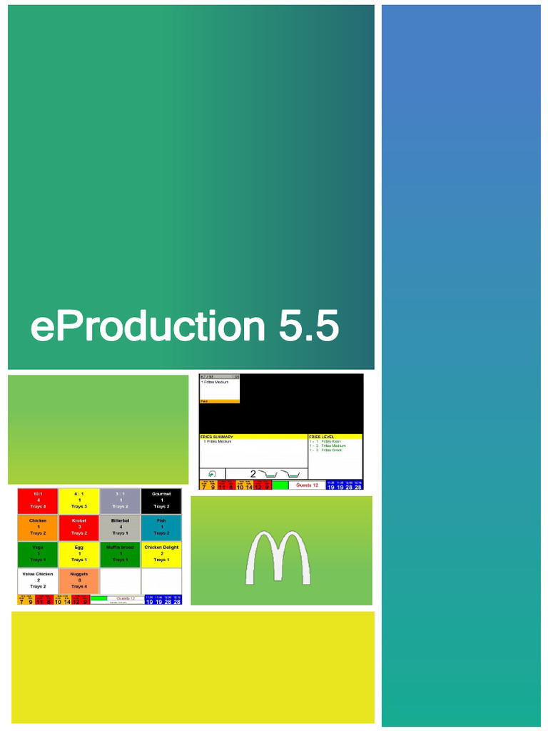 eProduction 5.5 Execution Manual Guide | PDF | French Fries | Hamburgers