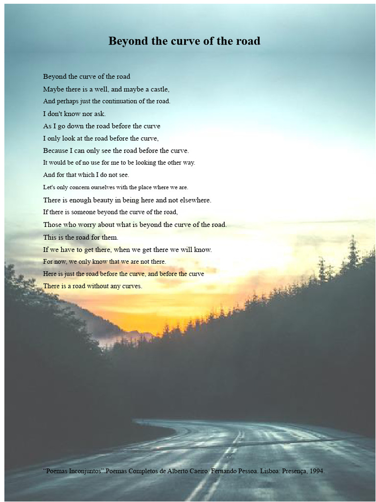 Beyond The Curve of The Road | PDF