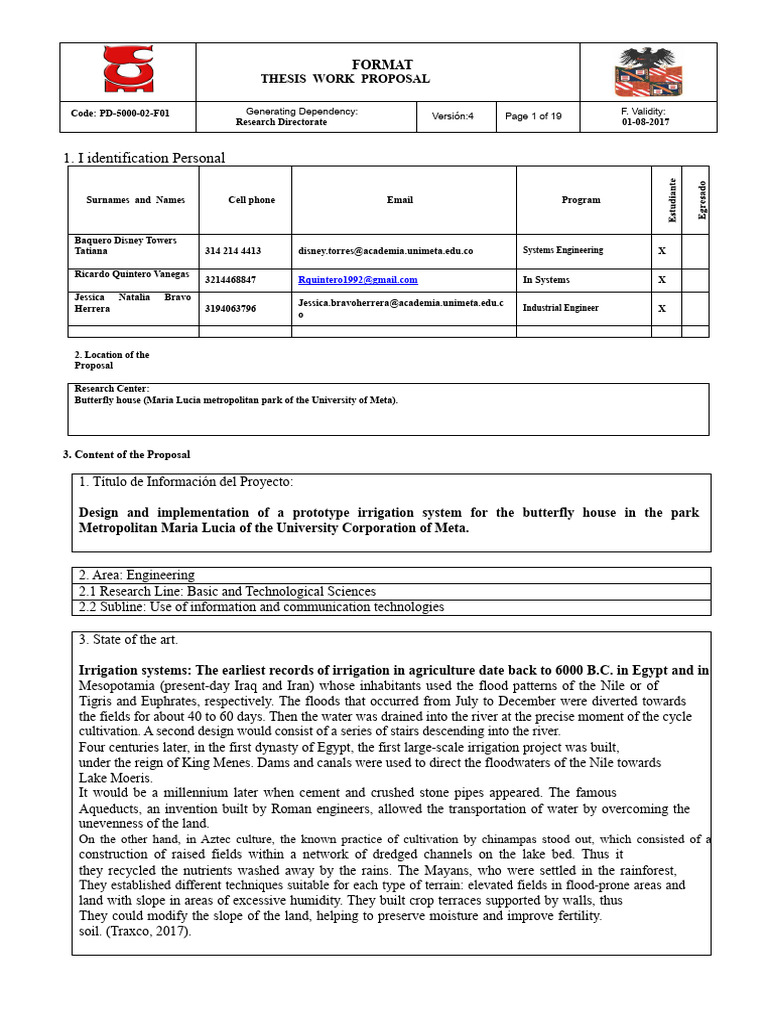 AUTOMATED IRRIGATION SYSTEM COMPLETE (1).docx | PDF | Irrigation | Water
