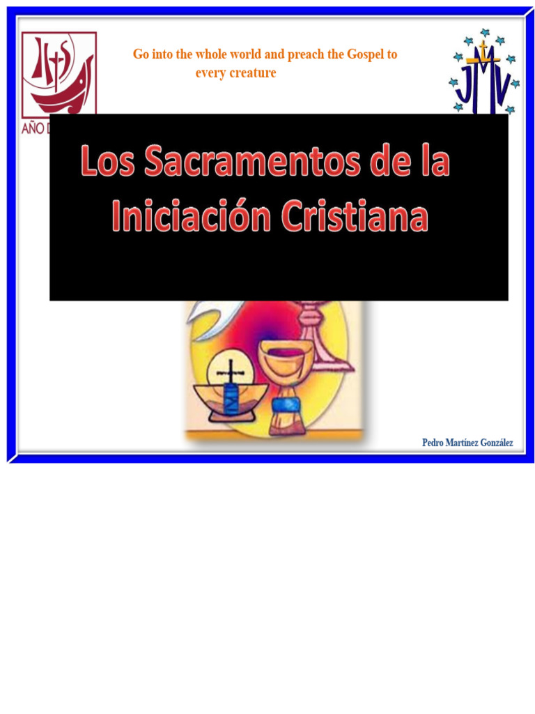 Sacrament of Initiation | PDF | Baptism | Confirmation