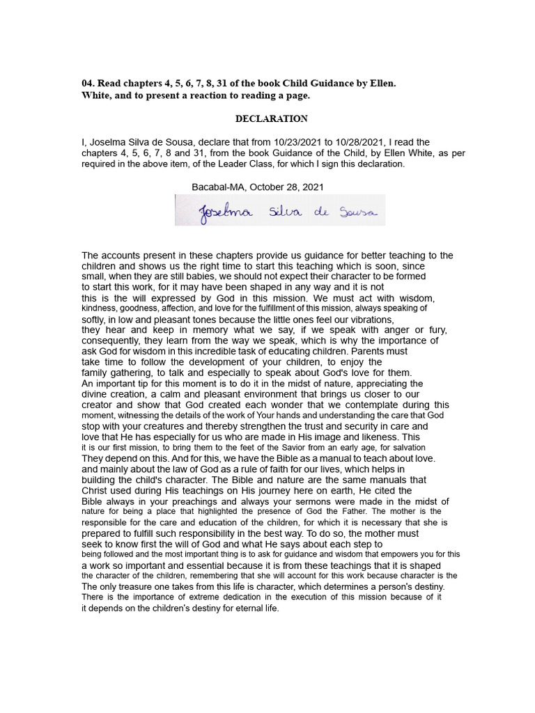 Child's Reaction Orientation | PDF | Sermon | Jesus