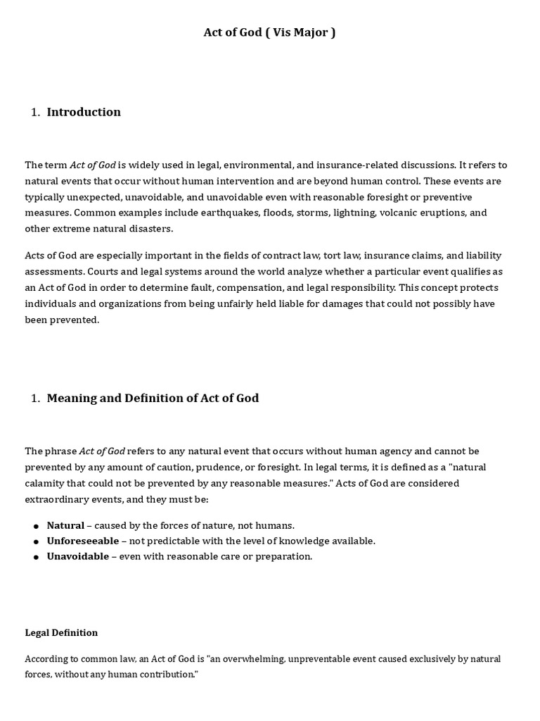 ACT OF GOD Assignment - Docx - 20251204 - 205619 - 0000 | PDF | Legal ...