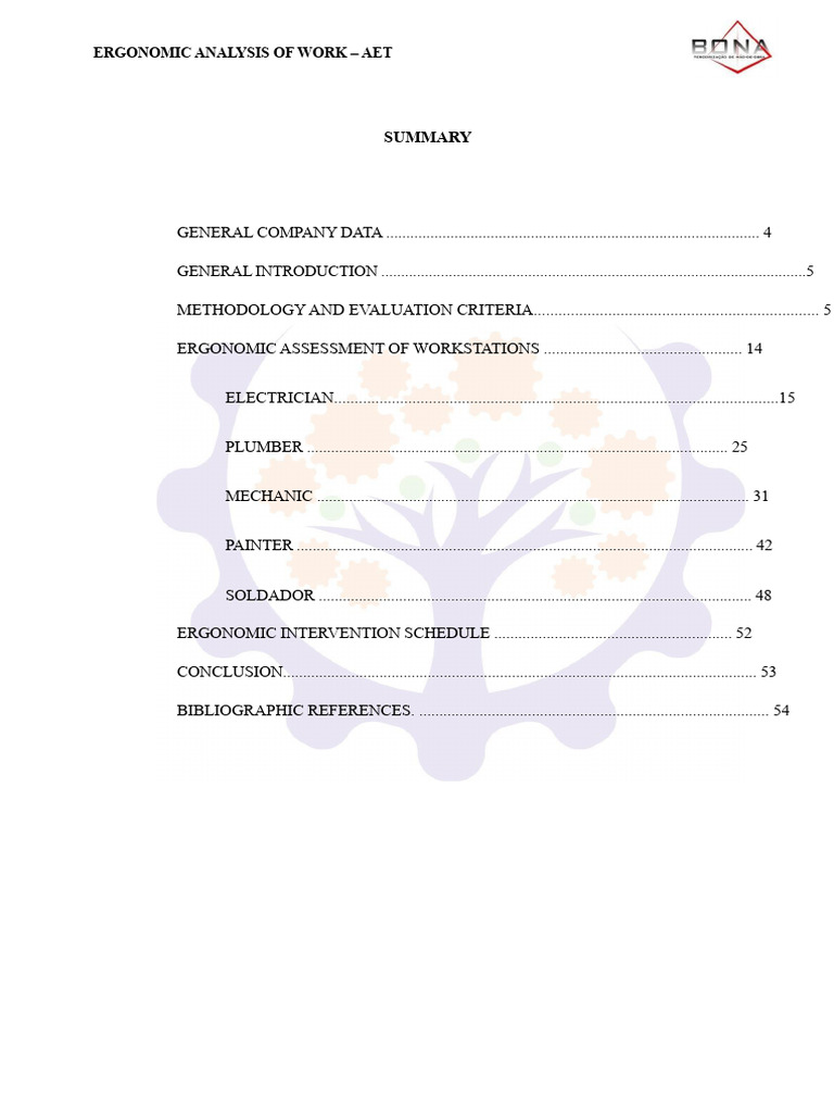 Ergonomic Report | PDF | Anatomical Terms Of Motion | Risk