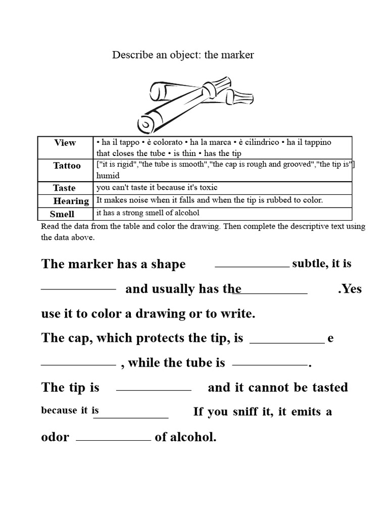 Describe An Object | PDF