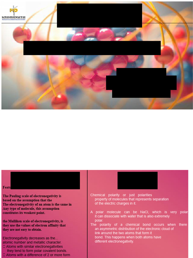 Electronegativity and Polarity | PDF | Chemical Polarity | Chemical Bond