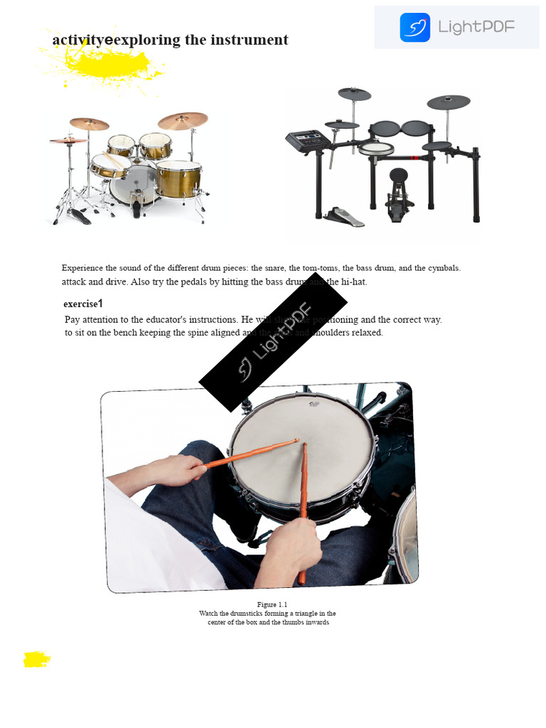 Drum Techniques and Rock Beats Guide | PDF | Hand | Drum