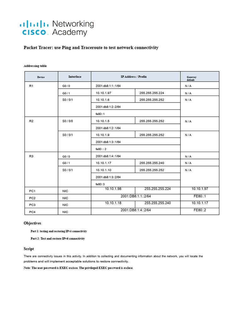 13.2.7-Packet-Tracer - Use-Ping-And-Traceroute-To-Test-Network ...