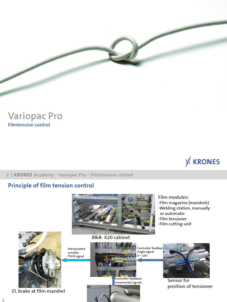 09 Variopac Pro Filmtension NEW en | PDF | Electrical Engineering ...