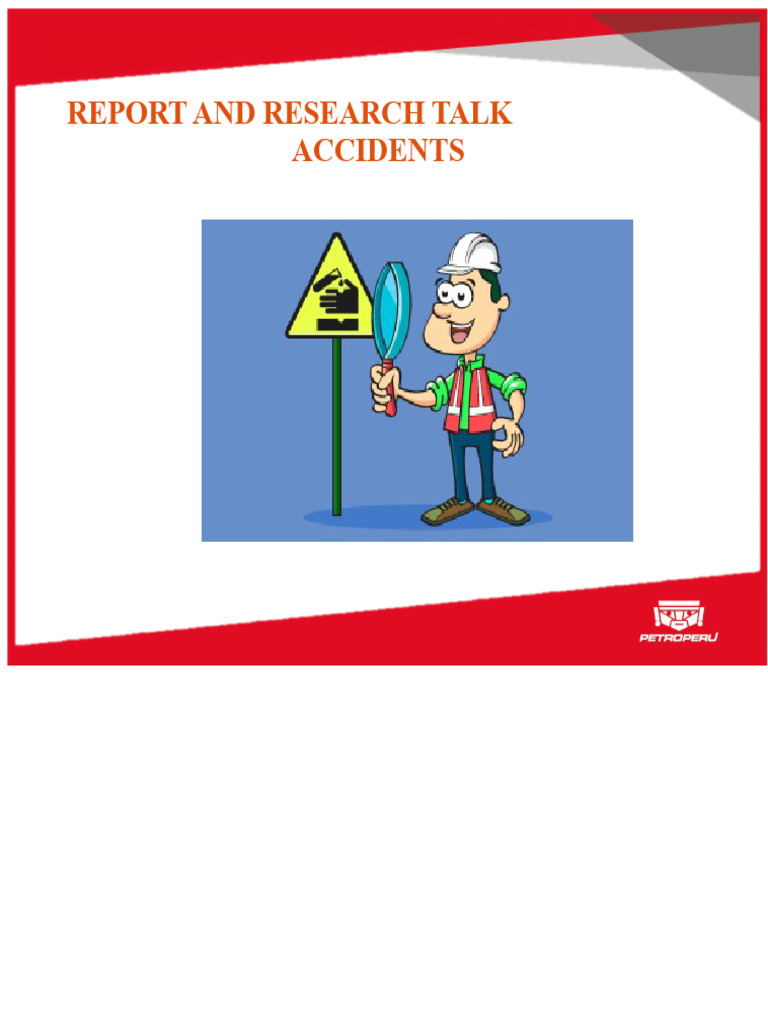 report and accident investigation talk | PDF | Occupational Safety And ...