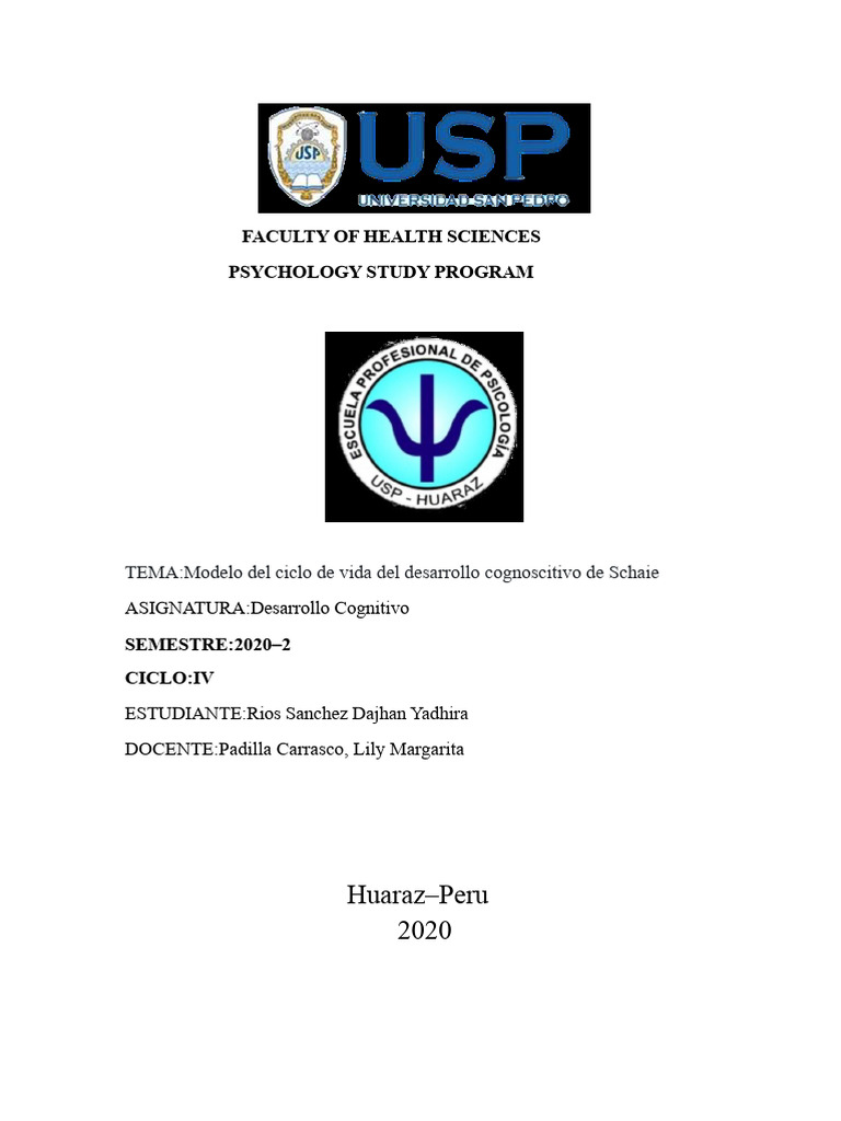 Schaie’s Cognitive Development Model | PDF | Cognition | Cognitive ...
