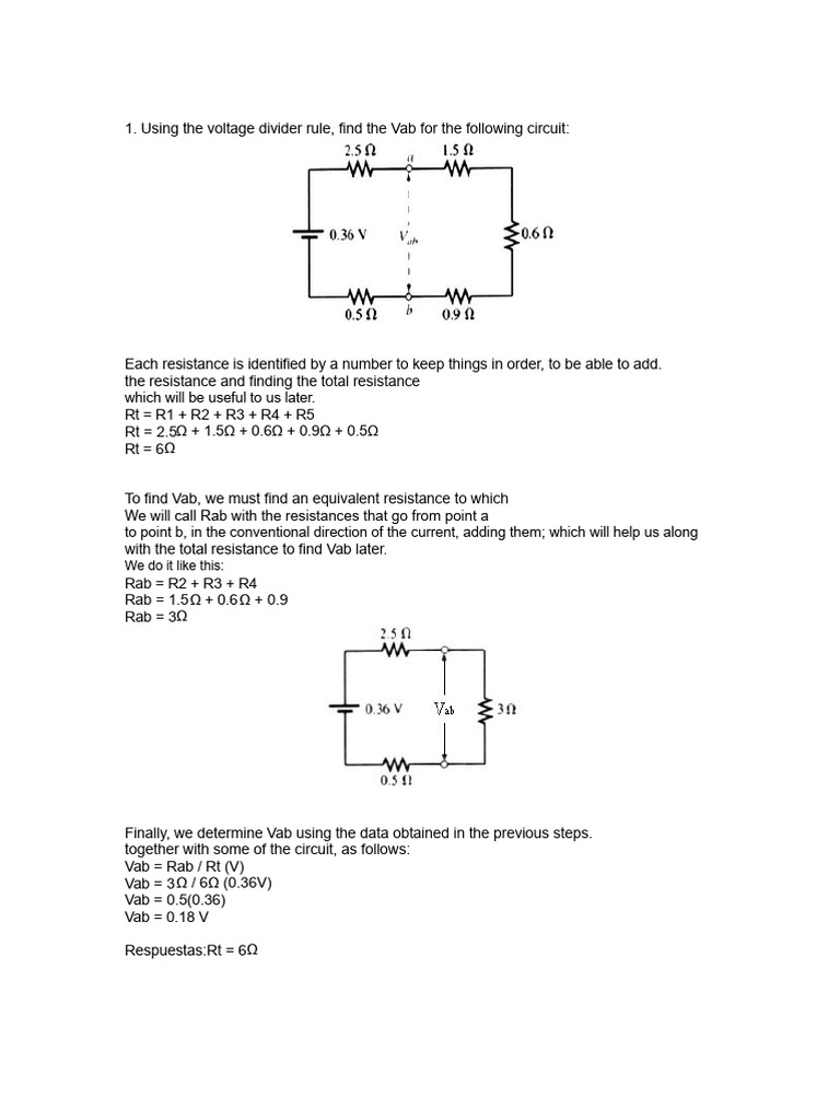 Circuit Analysis: Voltage, Current, and Resistance | PDF | Resistor ...