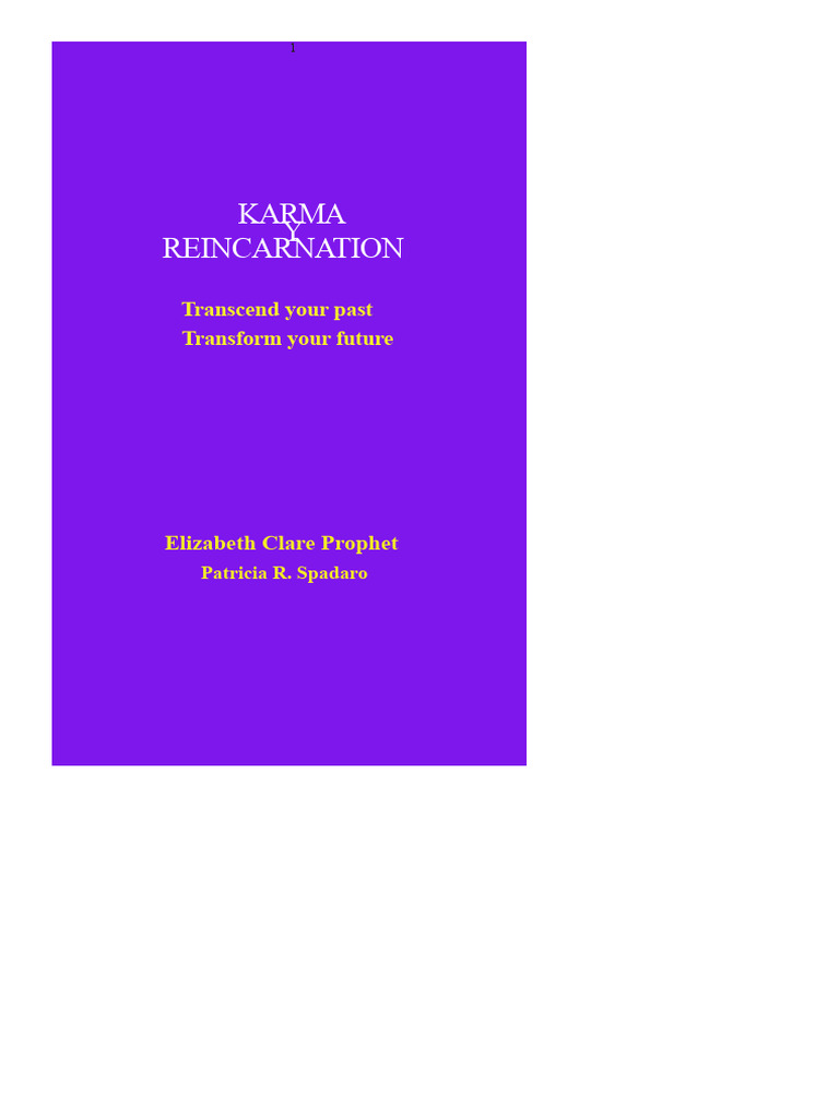 Understanding Karma and Reincarnation | PDF | Jesus | Past Life Regression