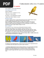 Tabela de Anilhas FOB 2025 | PDF | Aves | Ornitologia
