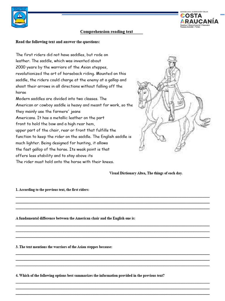 256829710-sheet-4-comprehension-reading-the-riders | PDF