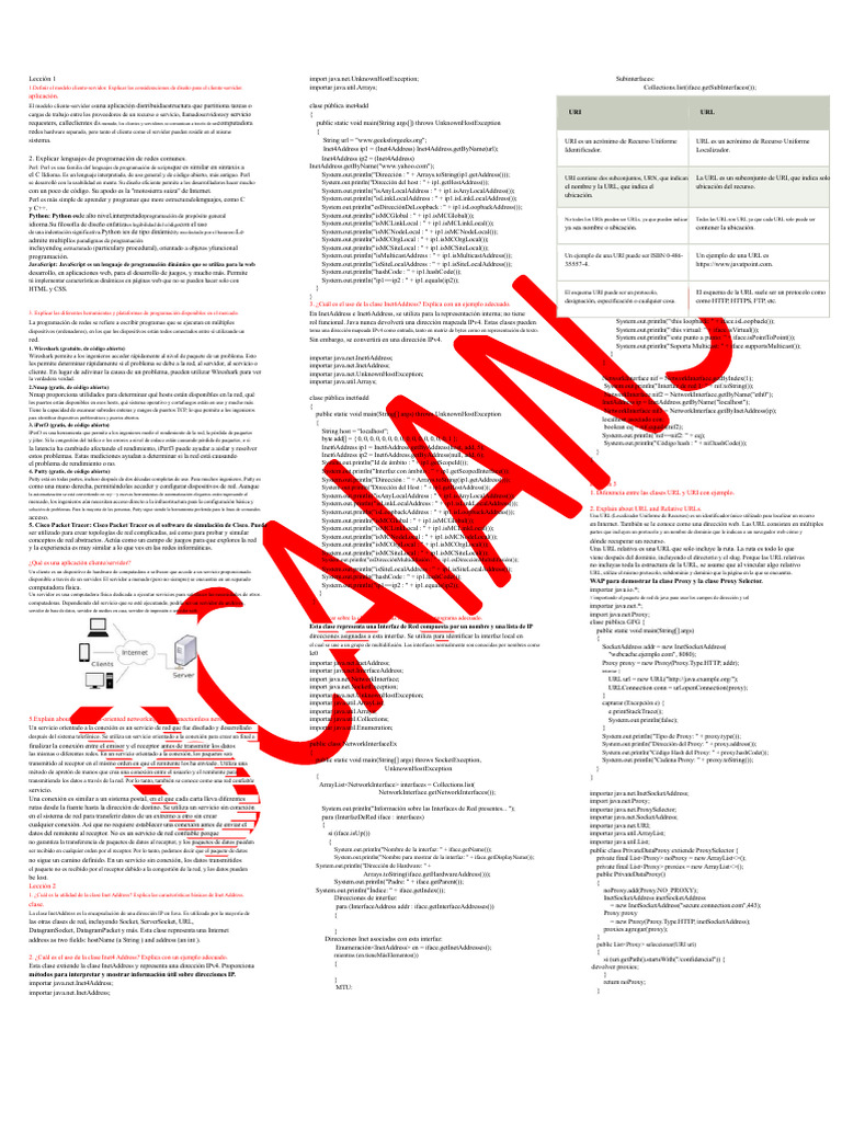 Programación de Red BCA 6to Semestre | PDF | Cookie HTTP | Servidor proxy