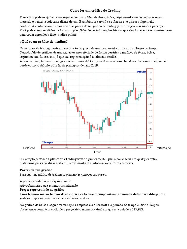 Como Ler Gráficos de Trading Eficazmente | PDF | Tempo | Análise técnica