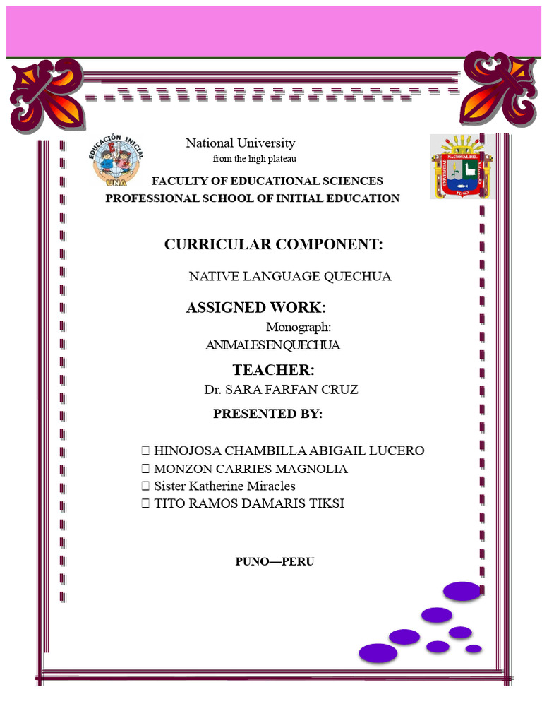 ANIMALS IN QUECHUA - monograph. | PDF | Insects | Gastrointestinal Tract