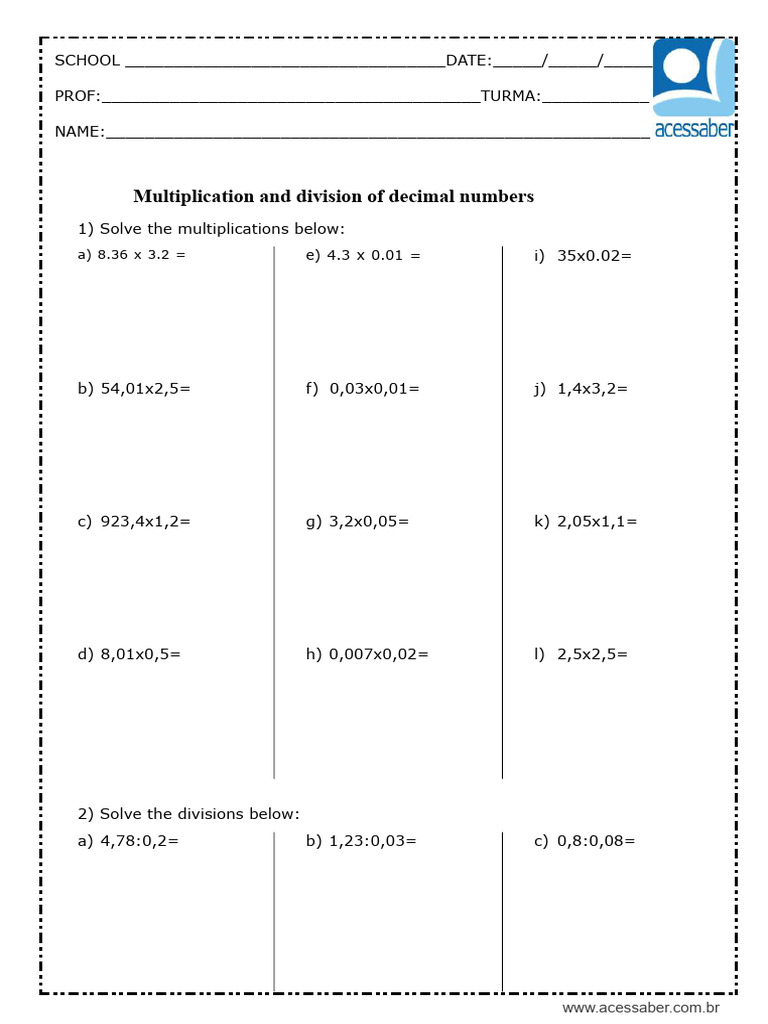 math-activity-division-and-multiplication-of-decimal-numbers-5th-or-6th ...
